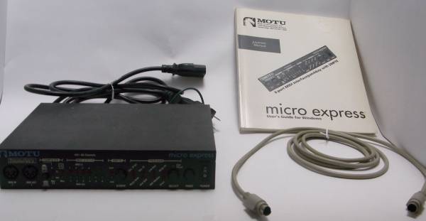 MOTU MIDIインターフェイス MICRO EXPRESS(PC用MIDI機器)｜売買されたオークション情報、yahooの商品情報をアーカイブ公開 - オークファン（aucfan.com）