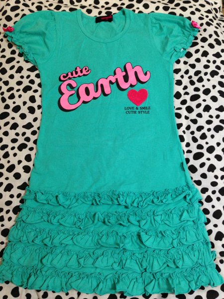 アースマジックEARTHMAGIC 150 カットソーワンピース ミント(ワンピース)｜売買されたオークション情報、yahooの商品情報をアーカイブ公開 - オークファン（aucfan.com）