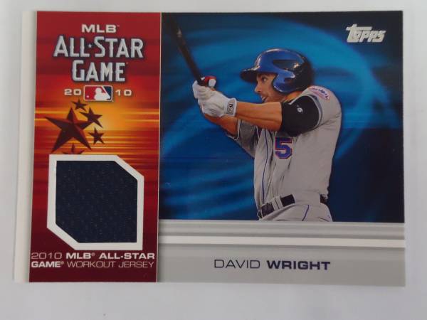 DAVID WRIGHT TOPPS'10 ALL-STARGAME WORKOUT JERSEY(Topps)｜売買されたオークション情報 ...