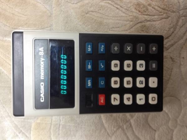 CASIOビンテージ電卓 蛍光管式memory-8A CD-813(カシオ)｜売買されたオークション情報、yahooの商品情報をアーカイブ公開 - オークファン（aucfan.com）