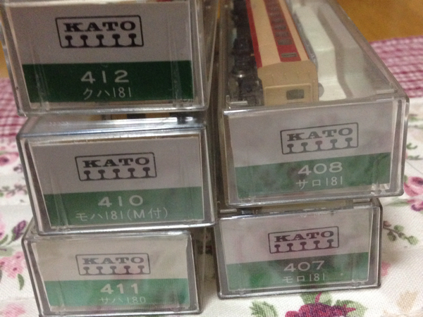 KATO 407モロ181.408サロ181.410モハ181.411サハ180.412クハ181(特急形電車)｜売買されたオークション情報 ...