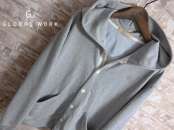 GLOBAL WORKグローバルワーク ボタンスウェットパーカー XL(XLサイズ以上)｜売買されたオークション情報、yahooの商品情報をアーカイブ公開 - オークファン（aucfan.com）