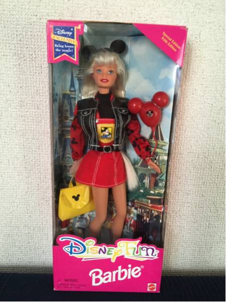 バービー人形 1997 Disney Fun Barbie 90’s ディズニー(ピンクボックスバービー (1978-))｜売買された ...