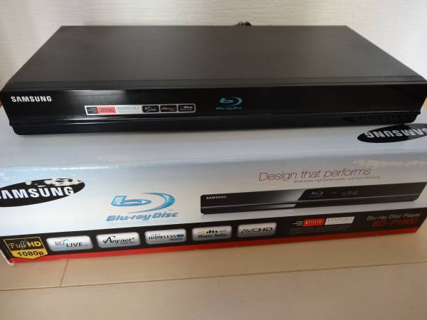 SAMSUNG BD-P1600 Blu-ray Player Full HD 1080p 箱付(ブルーレイプレーヤー)｜売買された ...