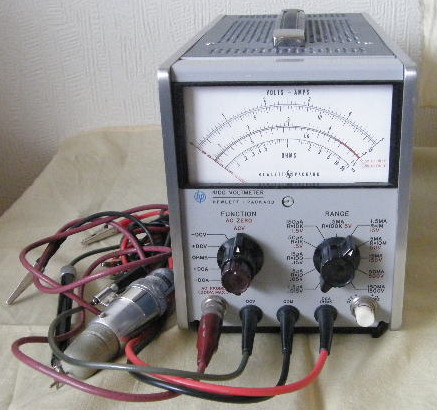 HP 410C 電子電圧計 真空管電圧計 VTVM(固定)｜売買されたオークション情報、yahooの商品情報をアーカイブ公開 - オークファン ...