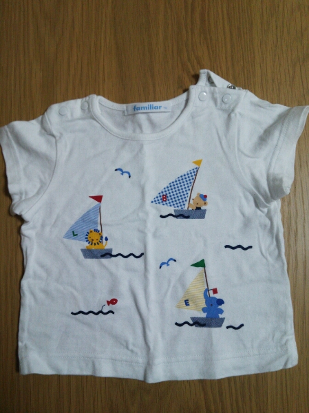 familiar ファミリア Tシャツ 70cm(半袖Tシャツ)｜売買されたオークション情報、yahooの商品情報をアーカイブ公開 - オークファン（aucfan.com）