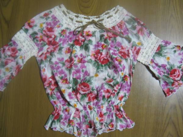 used EARTH MAGIC 花柄7部袖カットソー110(110（105～114cm）)｜売買されたオークション情報、yahooの商品情報をアーカイブ公開 - オークファン（aucfan.com）