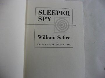 SLEEPER SPY William Safire RANDOM HOUSE NEW YORK(洋書、外国語書籍)｜売買されたオークション ...
