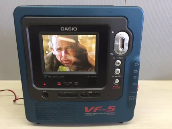S CASIO カシオ VHSビデオ内臓5型ポータブル液晶TV VF-5GN(ポータブルテレビ)｜売買されたオークション情報、yahooの商品 ...
