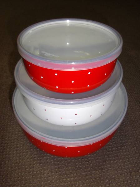 AmpleurエジリーEJIRYホーロータッパー3個セットレトロ水玉(密閉容器)｜売買されたオークション情報、yahooの商品情報をアーカイブ公開 - オークファン（aucfan.com）