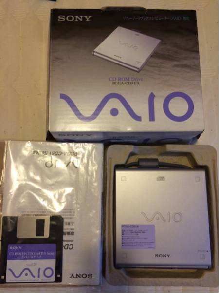 ジャンク扱い SONY CD-ROM drive PCGA-CD51/A VAIO専用(外付けCD-ROMドライブ)｜売買されたオークション ...
