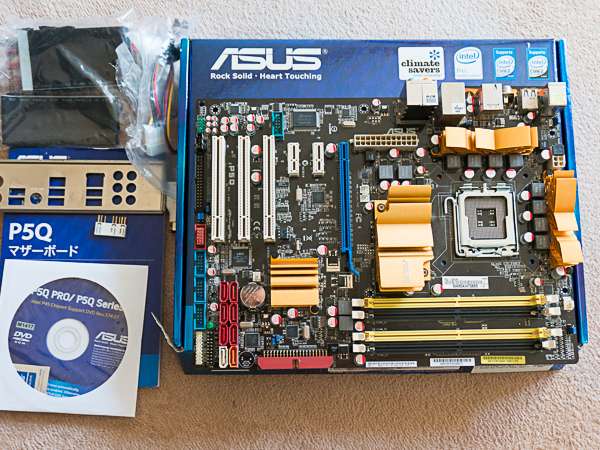 ASUS P5Q + Windows Vista + Core 2 Duo E8500+DDR2 4GB+グラボ(ASUSTeK)｜売買された ...