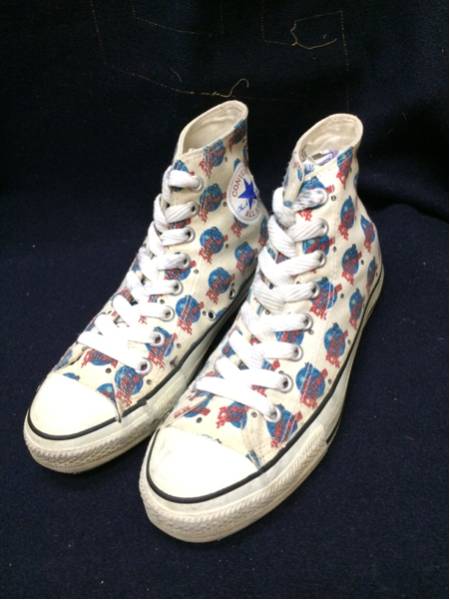90s CONVERSE All-Star planet Hollywood総柄 ビンテージ USA(25.0cm)｜売買されたオークション ...