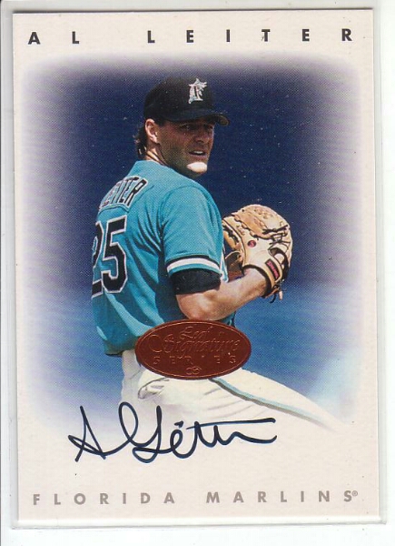 1996 Leaf Signature Bronze Auto Al Leiter(Donruss)｜売買されたオークション情報、yahooの ...