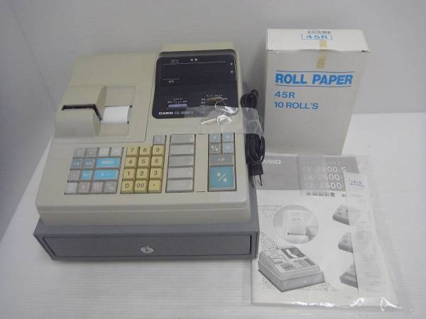CASIO CE-2600-V 電子レジスター(レジスタ)｜売買されたオークション情報、yahooの商品情報をアーカイブ公開 - オークファン ...