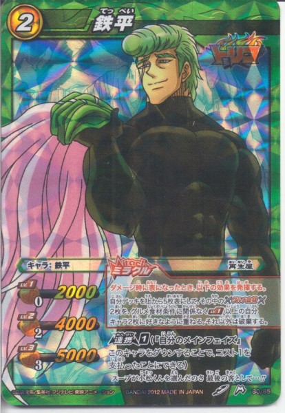 ミラクルバトルカードダス 鉄平 / ミラクルキラ TR05(トリコ)｜売買されたオークション情報、yahooの商品情報をアーカイブ公開 - オークファン（aucfan.com）