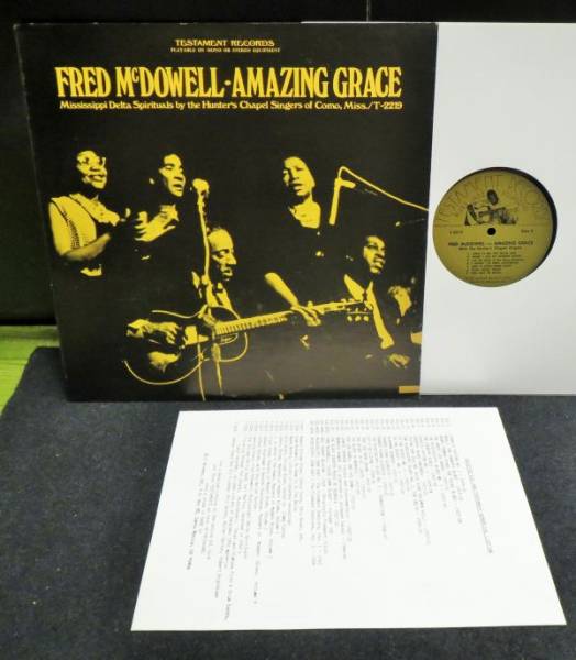 FRED McDOWELL/AMAZING GRACE US ORIG TESTAMENT2219 '69(ブルース)｜売買されたオークション ...