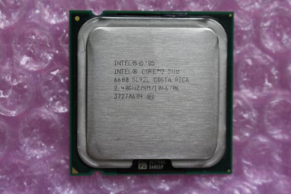 Core2 Duo E6600 SL9ZL 2.4GHz/4M/1066MHz/PLGA775 4/7.52(Core2)｜売買された ...