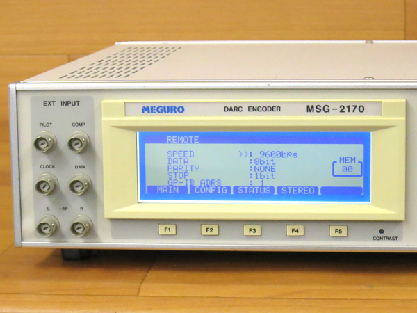 MS82458 MEGURO/目黒 ダークエンコーダー MSG-2170 現状渡し品(アマチュア無線)｜売買されたオークション情報、yahooの商品情報をアーカイブ公開 - オークファン ...