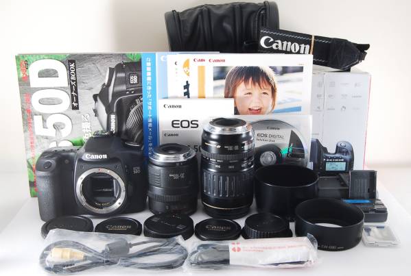 付属品多数 Canon キャノン EOS 50D 純正＆超望遠Wレンズ(キヤノン)｜売買されたオークション情報、yahooの商品情報をアーカイブ公開 - オークファン（aucfan.com）
