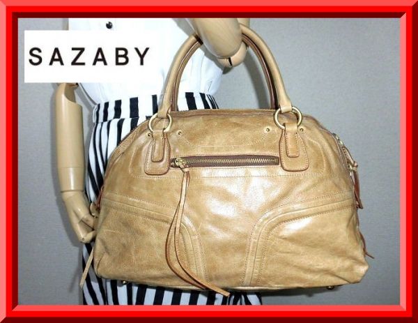 ③ SAZABY サザビー レザーバッグ bag(かばん、バッグ)｜売買されたオークション情報、yahooの商品情報をアーカイブ公開 ...