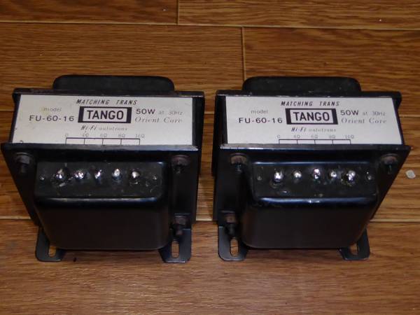 FU-60-16 TANGO タンゴ OTL 50W マッチングトランス 2台(パーツ、部品)｜売買されたオークション情報、yahooの商品 ...