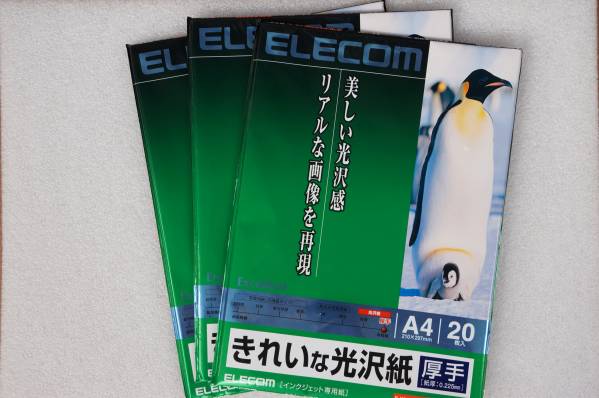 送込 ELECOM 写真用紙 光沢 A4判 20枚x3個=60枚 EJK-GAA420(写真用紙)｜売買されたオークション情報、yahooの商品情報をアーカイブ公開 - オークファン ...