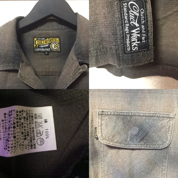 CLUCT オンブレーシャツ 茶 M CALEE RADIALL WEIRDO GLADHAND(Mサイズ)｜売買されたオークション情報、yahooの商品情報をアーカイブ公開 - オークファン ...