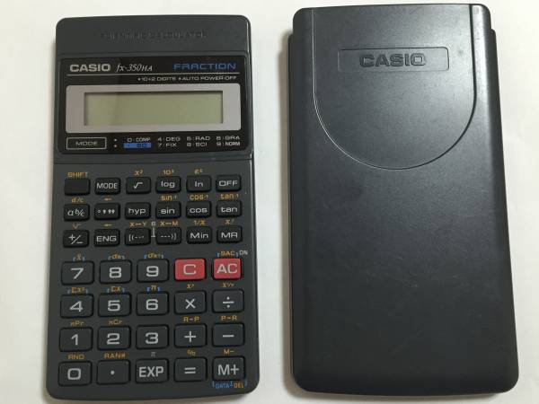 CASIO 関数電卓 fx-350HA 電池交換済み(カシオ)｜売買されたオークション情報、yahooの商品情報をアーカイブ公開 ...