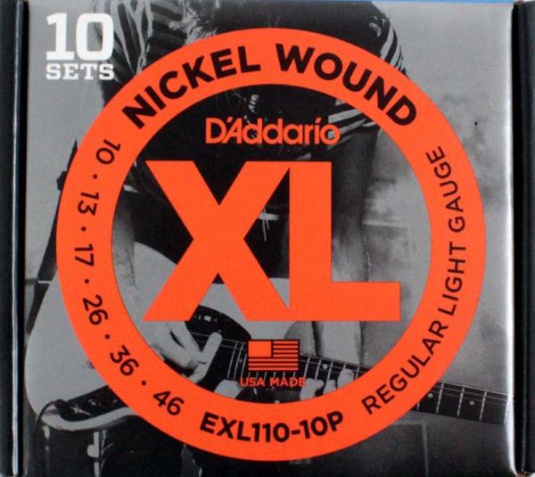 77004 D'Addario EXL110-10P 10セットパック エレキギター弦(ダダリオ)｜売買されたオークション情報、yahooの ...