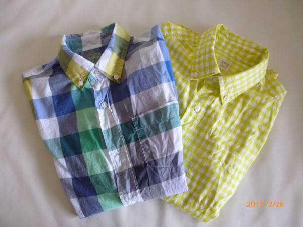 Jクルー チェックシャツ 10 二枚セット GAP(140（135～144cm）)｜売買されたオークション情報、yahooの商品情報をアーカイブ公開 - オークファン（aucfan.com）