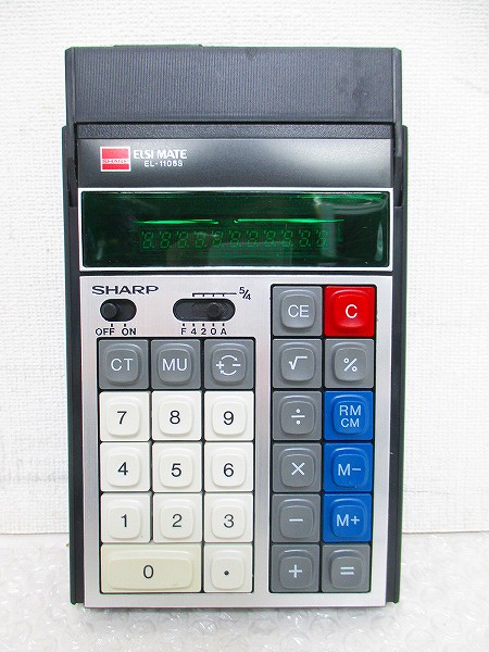 3862R SHARP 昭和 電卓 計算機 EL-1106S ELSI MATE(シャープ)｜売買されたオークション情報、yahooの商品情報をアーカイブ公開 - オークファン（aucfan.com）