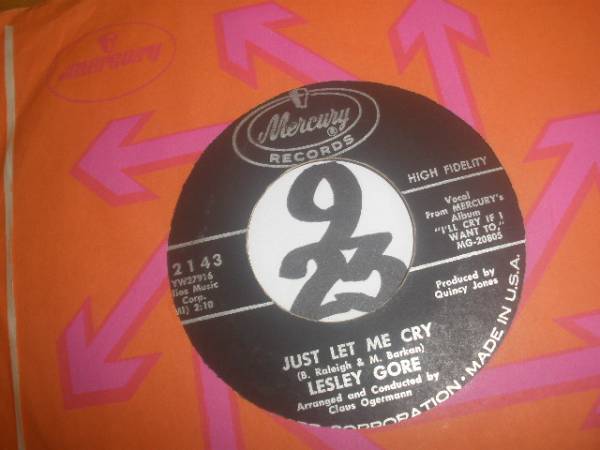試聴LESLEY GORE JUDY’S TURN TO CRY 同様 MOD GIRL POP Quincy Jones/Claus ...