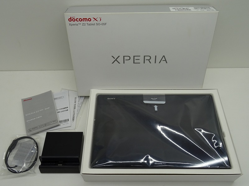 53 1円スタート SONY docomo ドコモ Xperia Z2 tablet タブレット SO-05F 黒 判定 〇(本体)｜売買され ...