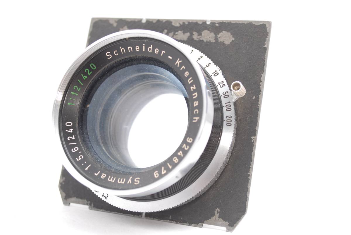 激レア Schneider-Kreuznach シュナイダー Symmar ジンマー 240 mm F 5.6 #8137(大判、中判カメラ用)｜売買されたオークション情報、yahooの商品 ...