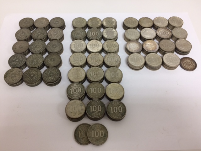 4530A 古銭 稲 鳳凰 東京オリンピック 100円 銀貨 百円 計258枚 額面25800円 おまとめ(昭和)｜売買されたオークション情報 ...