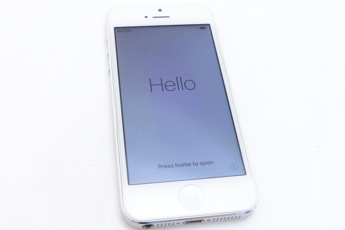 Apple アップル iPhone 5 SIMフリー A1429 16GB ホワイト ⑥(携帯電話、スマートフォン)｜売買されたオークション ...