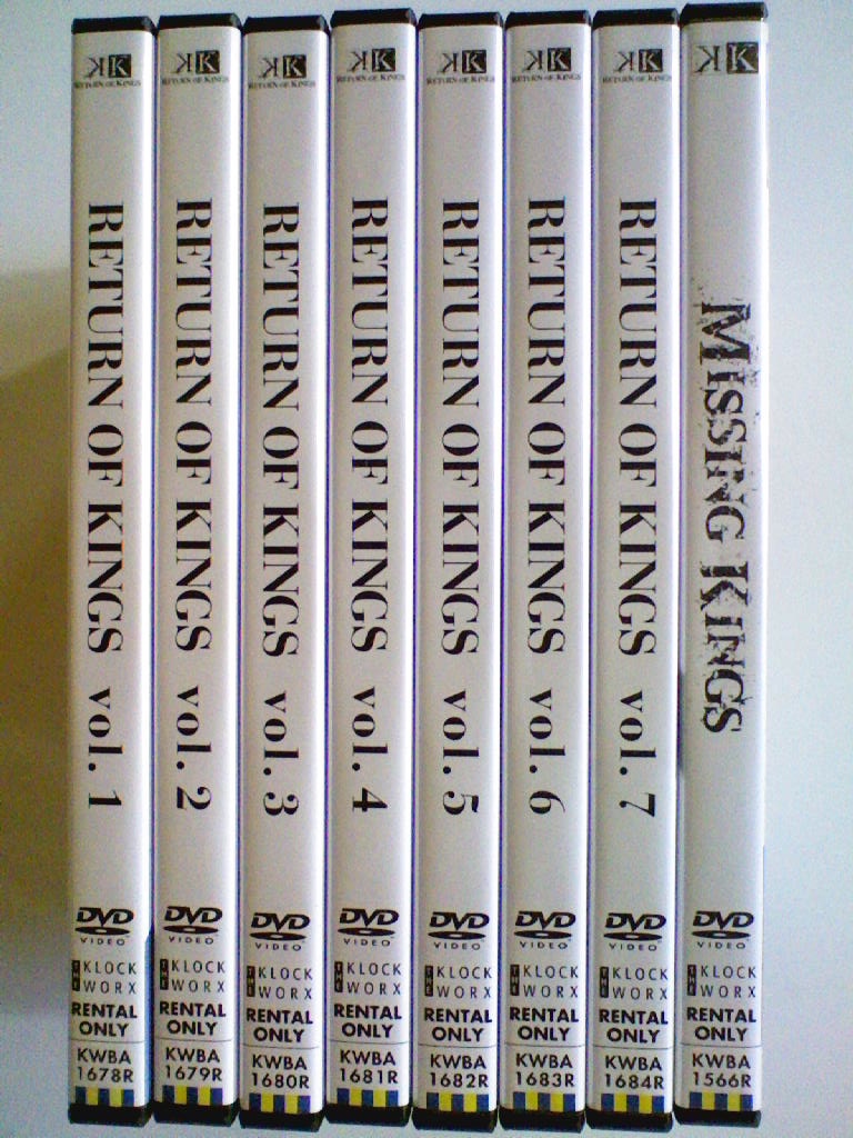 DVD ケース交換 K RETURN OF KINGS 全7巻＋ 劇場版 K MISSING KINGS/ケイ ミッシング キングス 8巻セット(か行)｜売買されたオークション情報、yahoo ...