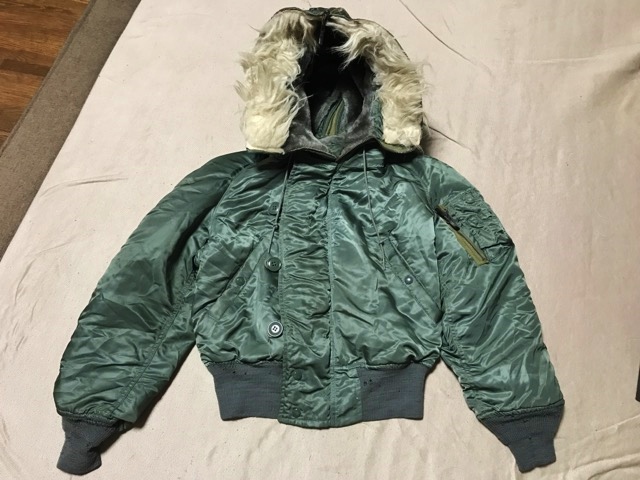 本物 ビンテージ N2-B 70年代 サイズ フライトジャケット ファー アメリカ USA スコービル グリッパー vintage usmc ...