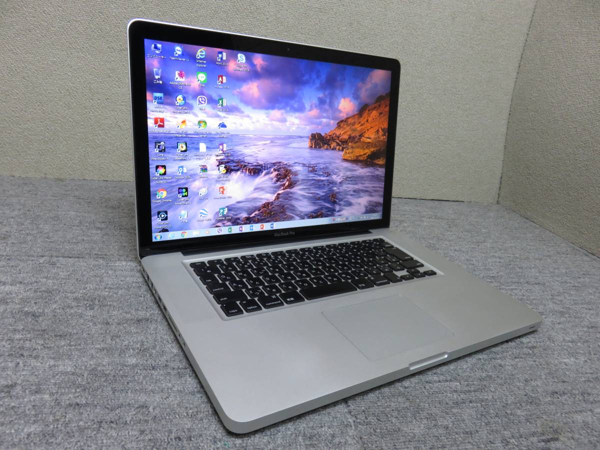 MacBook Pro A1286 Early 2011 15.4型 高速 i7 / 8GB / 1000GB ダブル Mac OS X ...