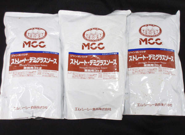 es052 MCC ジャンボパウチストレートデミグラスソース 3kg 3点(ソース)｜売買されたオークション情報、yahooの商品情報をアーカイブ公開 - オークファン（aucfan.com）