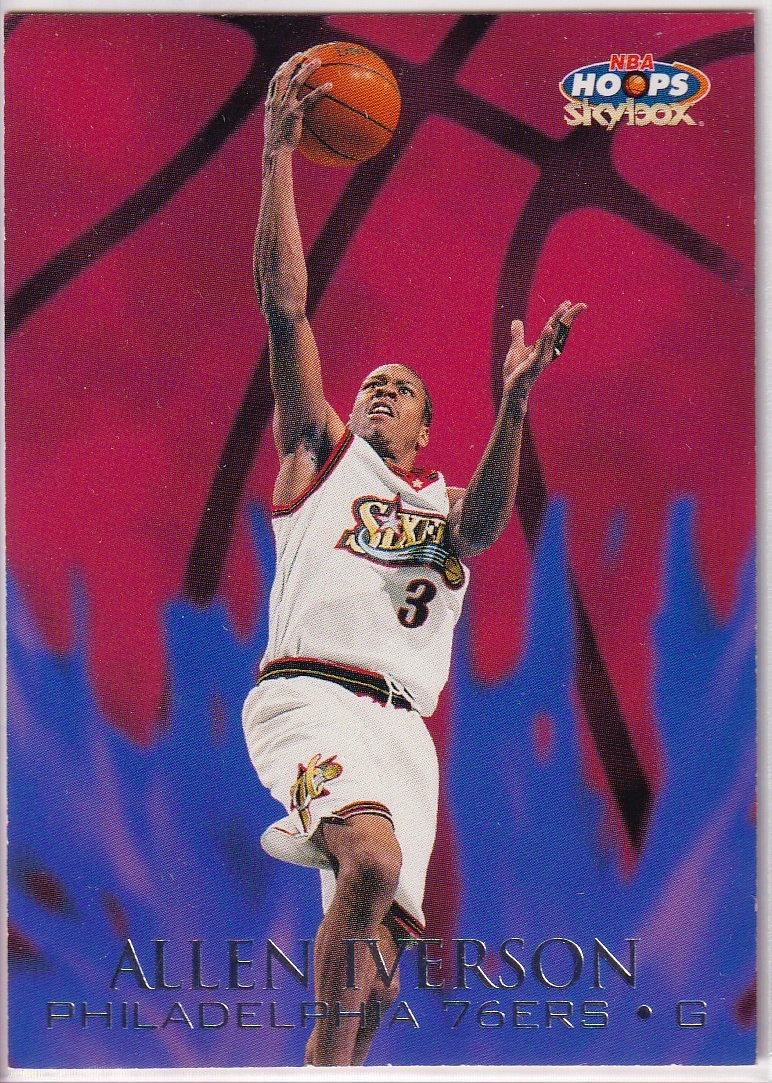 NBA 99-00 Hoops Build Your Own Card Redemptions Allen Iverson 233/250 アイバーソン レア(Fleer、Sky Box ...