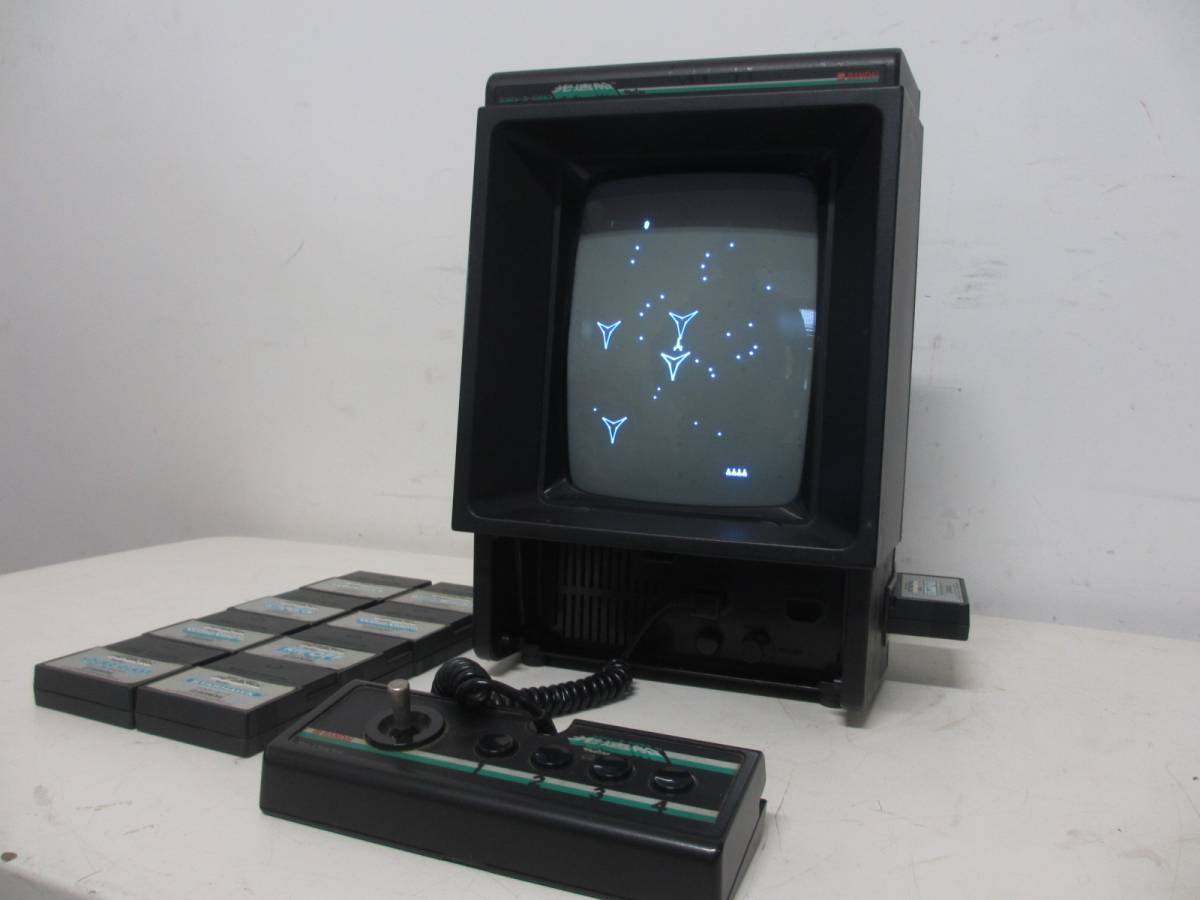 464 光速船 家庭用ゲーム機 コンピュータービジョン Vectrex BANDAI コントローラー付き カートリッジ多数(テレビゲーム ...