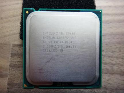 長期保管品 Intel Core2 Duo E7400 2.80GHz 3MB SLB9Y ジャンク扱い(Core2)｜売買されたオークション ...