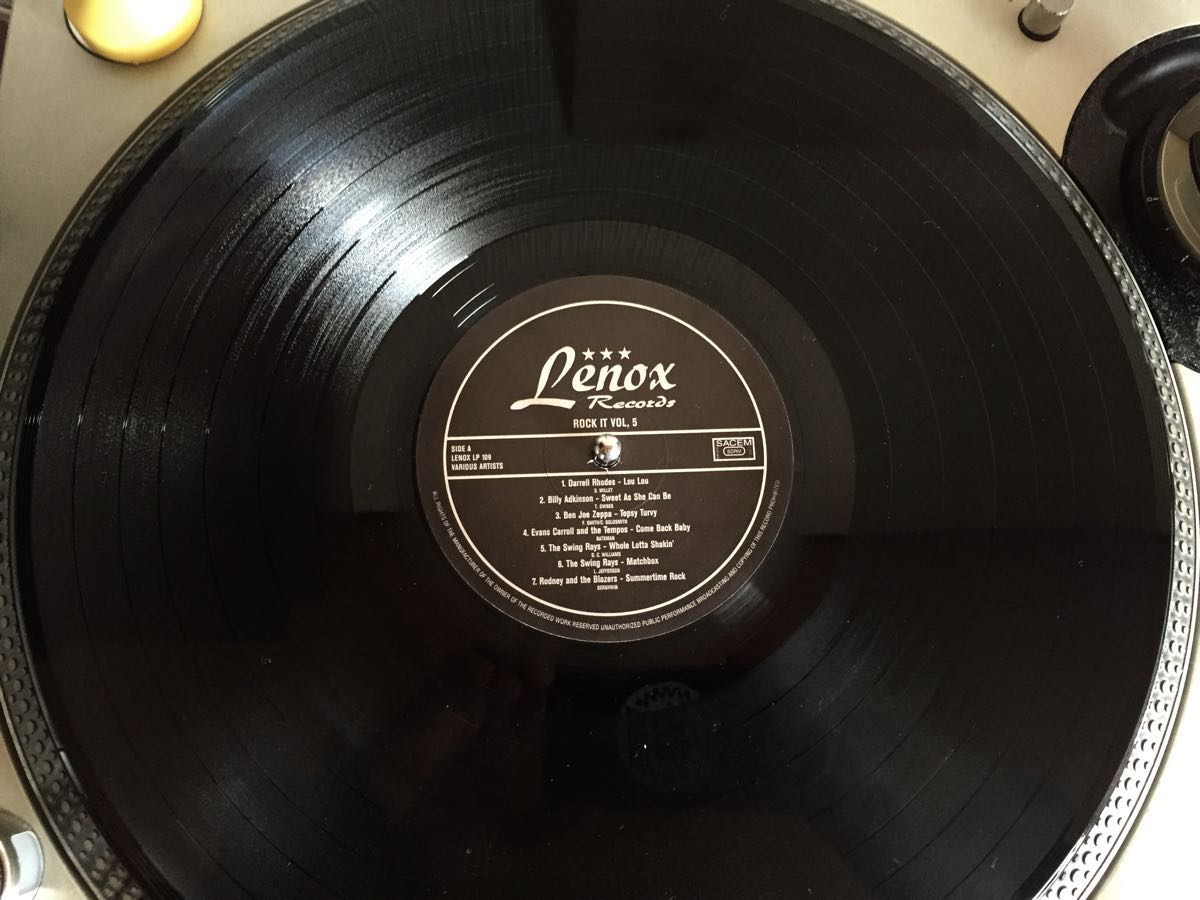 廃盤LP 50’s ROCK & ROLL ROCKABILLY VA オムニバス ROCK IT vol.5 DARRELL RHODES他 ...