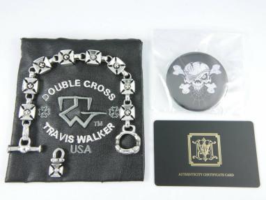 TRAVIS WALKER トラヴィスワーカー クロス ブレスレット SILVER 925 シルバー 1 OF 1 複数オマケ付(トラヴィス ...