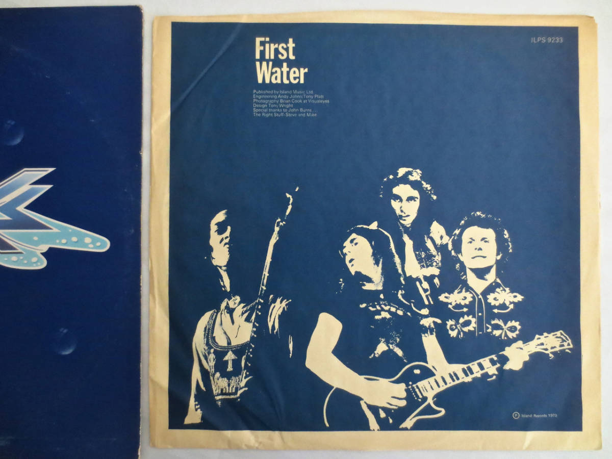 SHARKS First Water UK Island Orig A-3U / B-2U マザー両面1 美盤 爆音再生 アンディ フレイザー ...