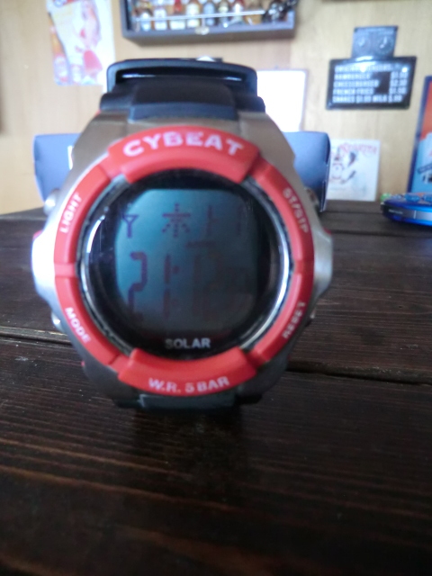 J-AXIS CYBEAT サイビート 5BAR デジタル ソーラー(電波時計)｜売買されたオークション情報、yahooの商品情報をアーカイブ ...