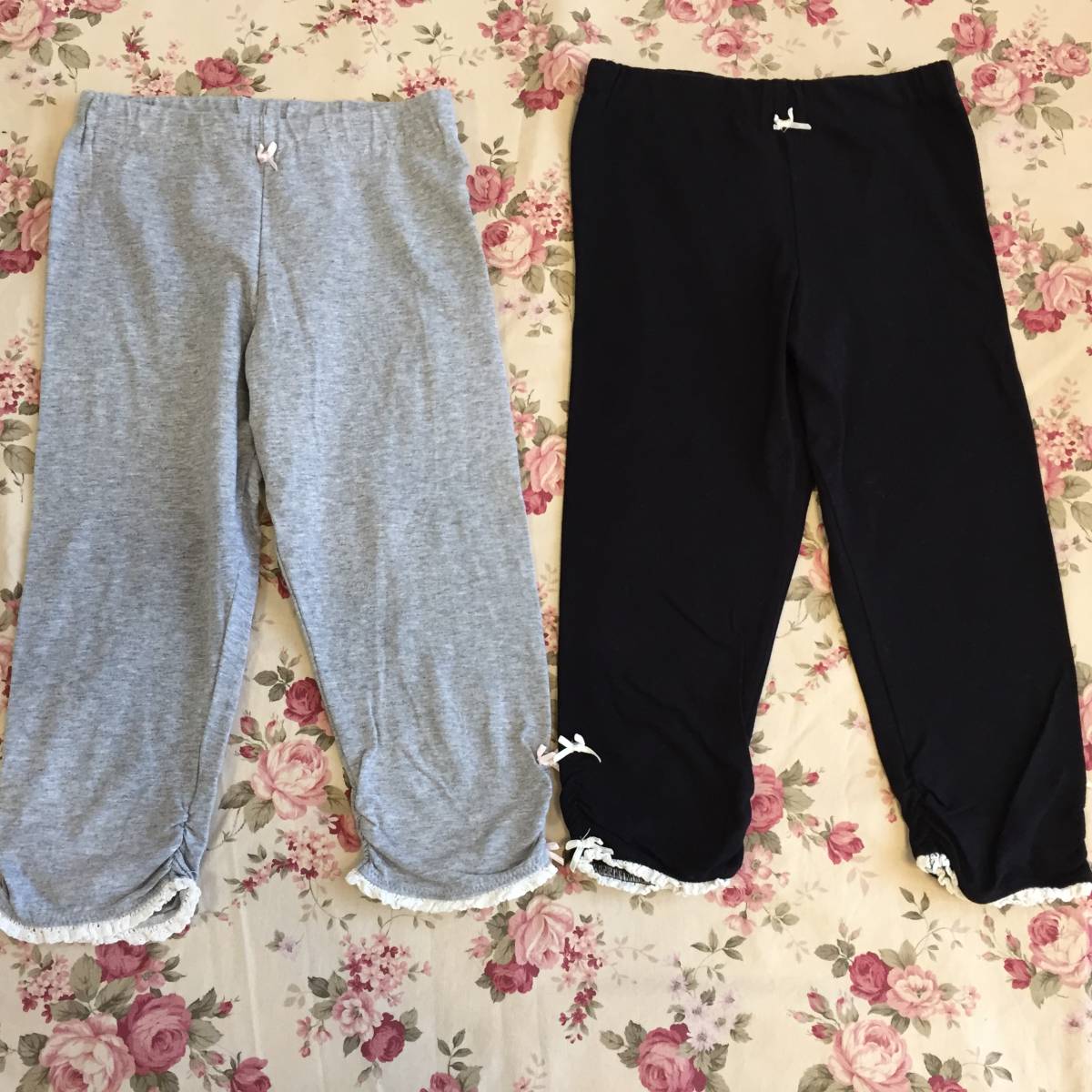 ハッシュアッシュ 七分丈スパッツ2点セット ブラック グレー 140 裾リボン HUSHUSH 黒(ハッシュアッシュ)｜売買されたオークション情報、yahooの商品情報をアーカイブ公開 ...