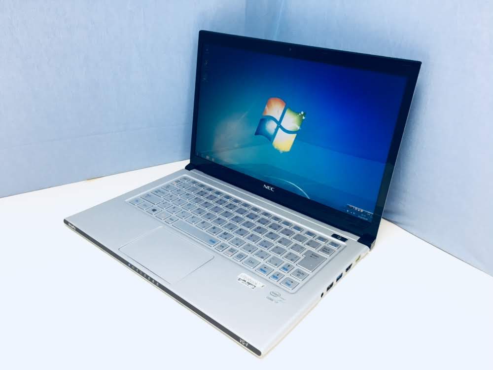 薄型 軽量 SSD搭載 1円 NEC VersaPro VG-F / Intel Core i7 3517U / 128GB / 4GB ...